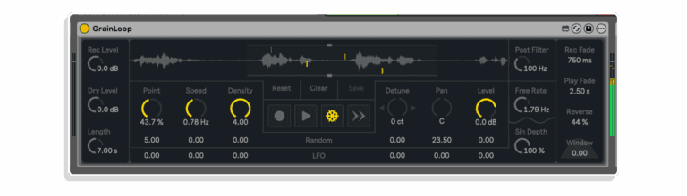 GrainLoop – Granular Audio Looper for Ableton Live