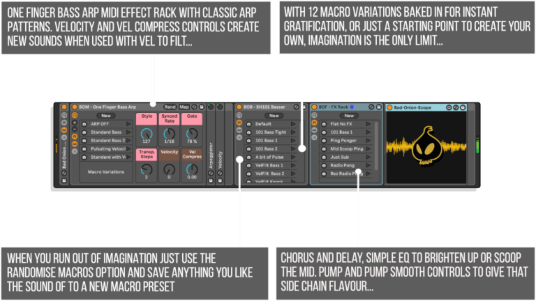 BAD ONION BASSER | Ableton Live 11 Pack | Bad ONION