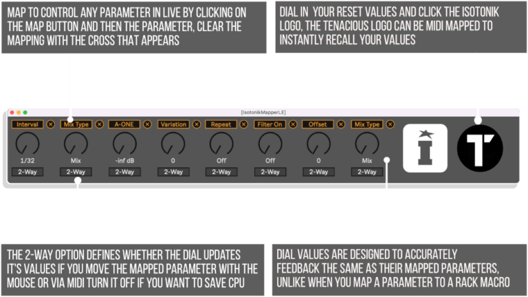 Live Mapper LE (Tenacious Edition) by Isotonik Studios -Isotonik Studios