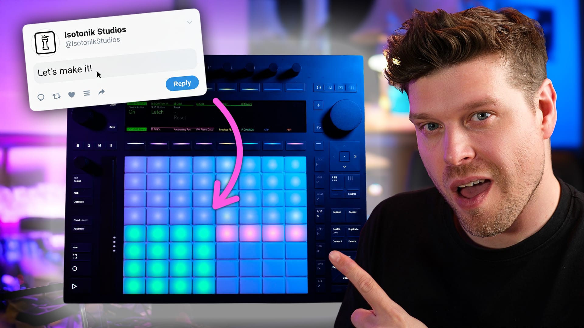 Push Mute: Performance-Ready Mute Control for Ableton Push