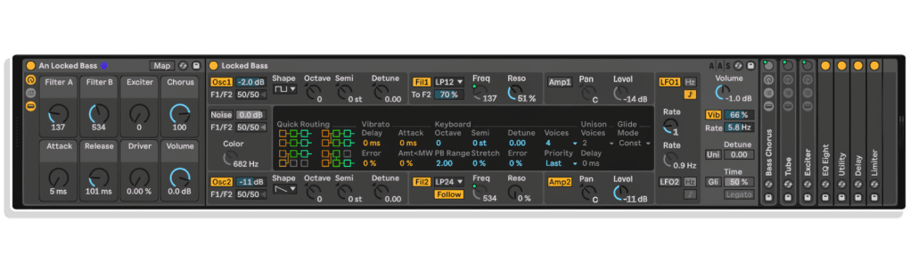 Analog Bass by Cluster Sound | 50 Custom Bass Presets for Ableton Analog