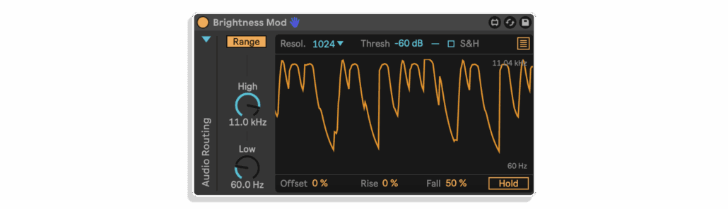 Brightness Mod | MaxforLive Spectral Modulation Tool