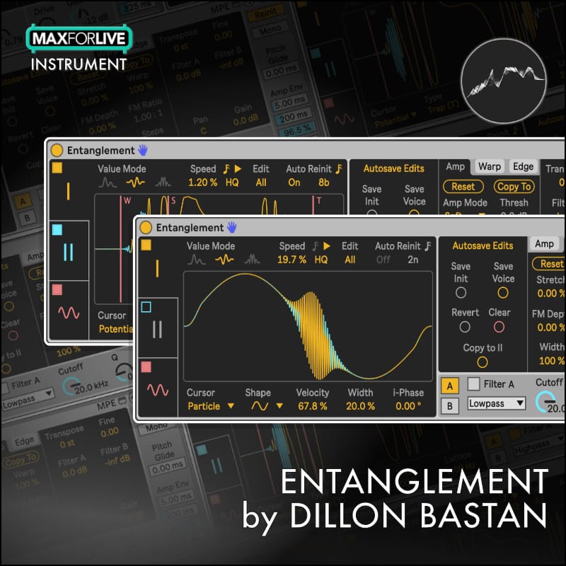 Entanglement by Dillon Bastan | Quantum Wavetable Synthesizer for MaxforLive
