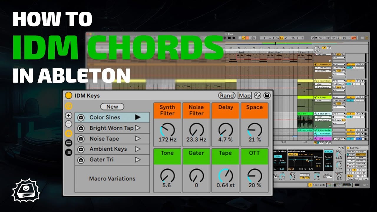 IDM Chords and Glitch Sequences in Ableton with Free Max Tools
