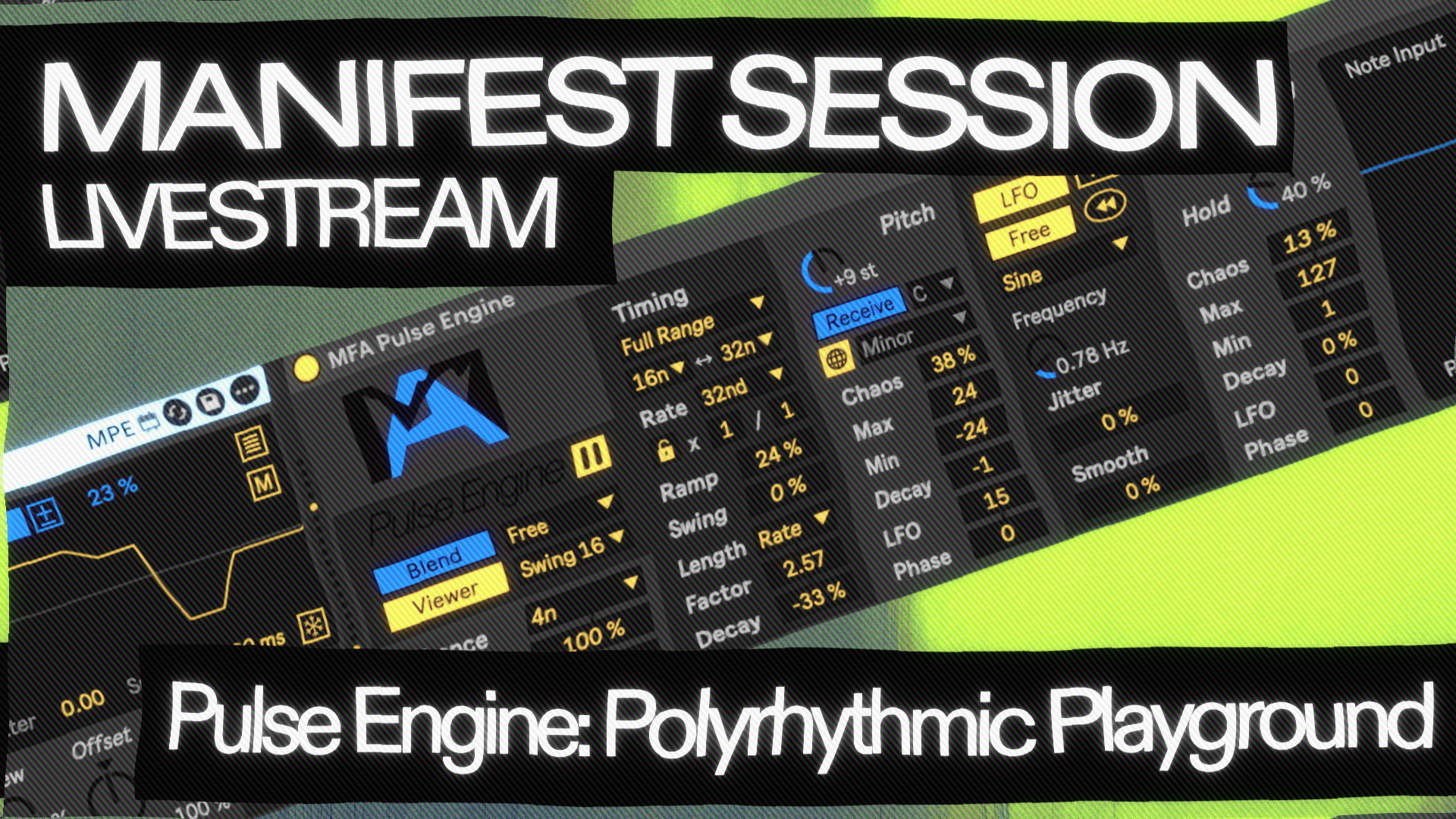 Generative Polymeter with Pulse Engine: Noah Pred Builds Dialogic ...