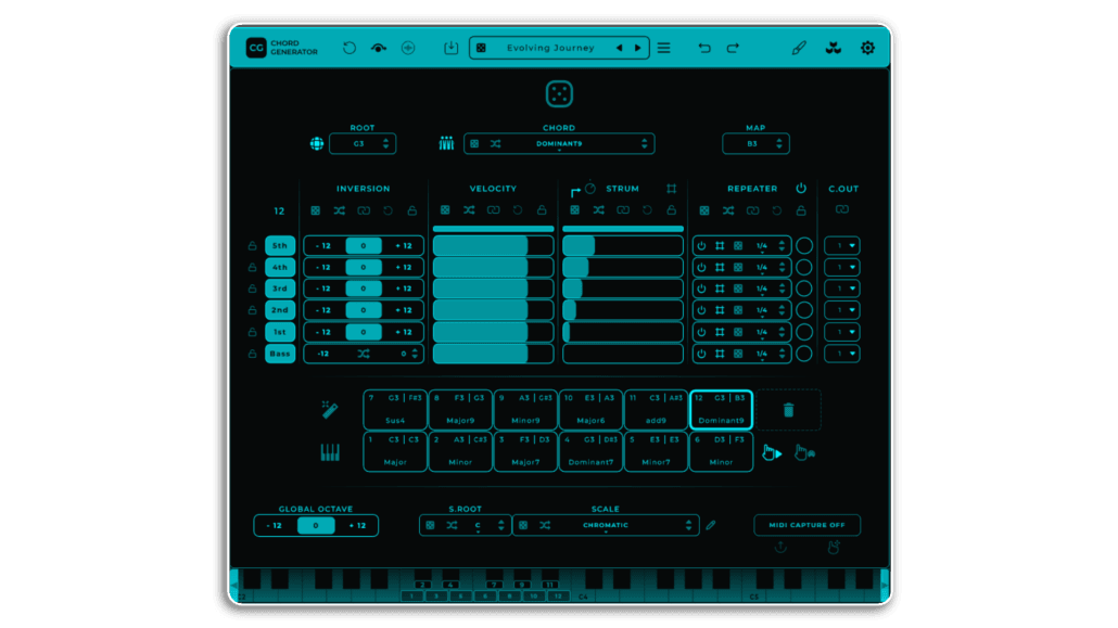 Chord Generator VST by Mario Nieto - Isotonik Studios