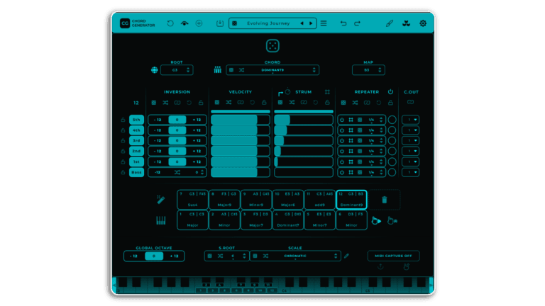 Chord Generator VST by Mario Nieto - Isotonik Studios