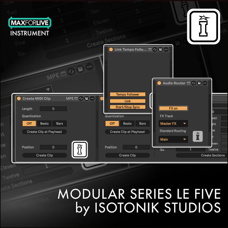 Modular Series LE Part FIVE | MaxforLive Control Devices