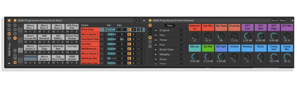 Progressive House Environment by 36db | 150 Presets & Push 3