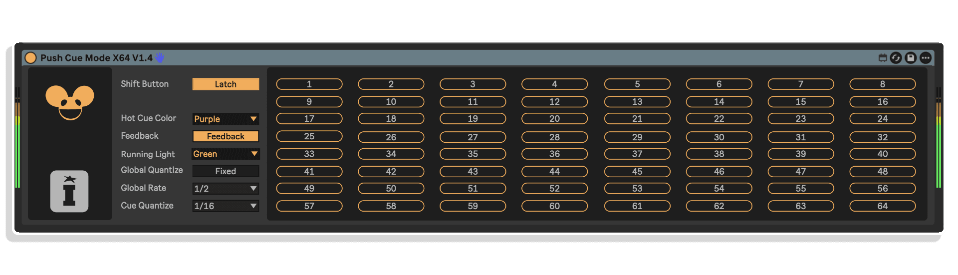 Master Hot Cue Triggering with Push Cue Mode