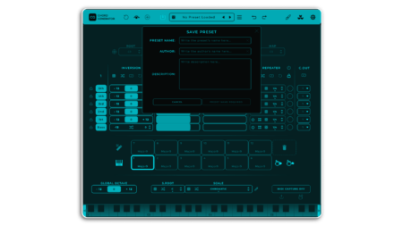 Chord Generator VST by Mario Nieto - Isotonik Studios