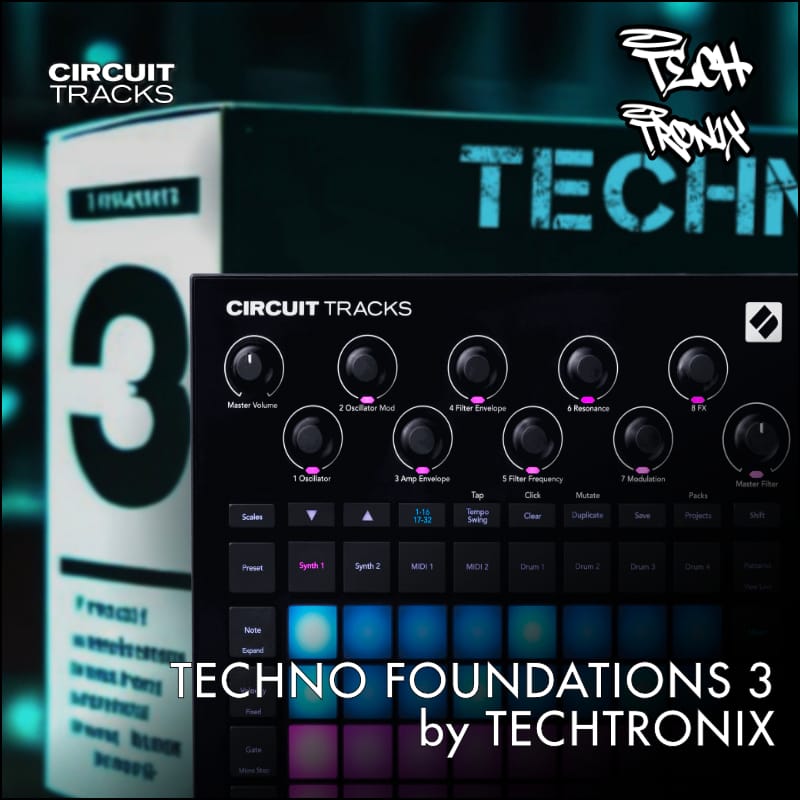 Techno Foundations 3 Circuit Tracks FM Techno Pack