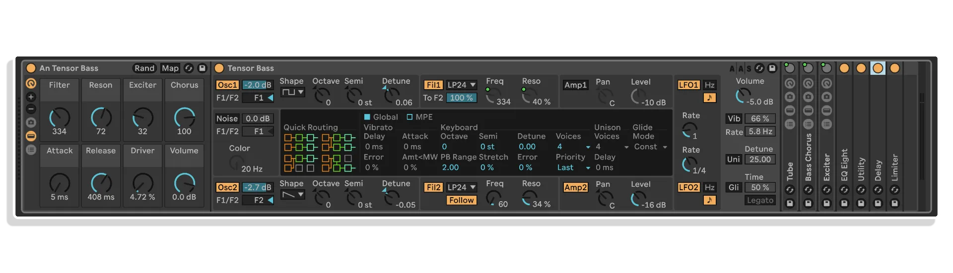 Analog Bass by Cluster Sound | 50 Custom Bass Presets for Ableton Analog