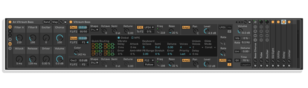 Analog Bass by Cluster Sound | 50 Custom Bass Presets for Ableton Analog